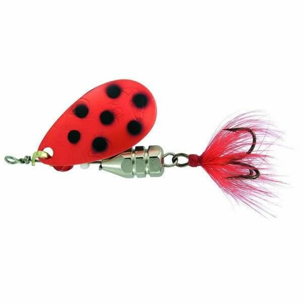 Блесна Kuusamo Kuf-Lippa 5гр. (с опереньем) FR/BL-C