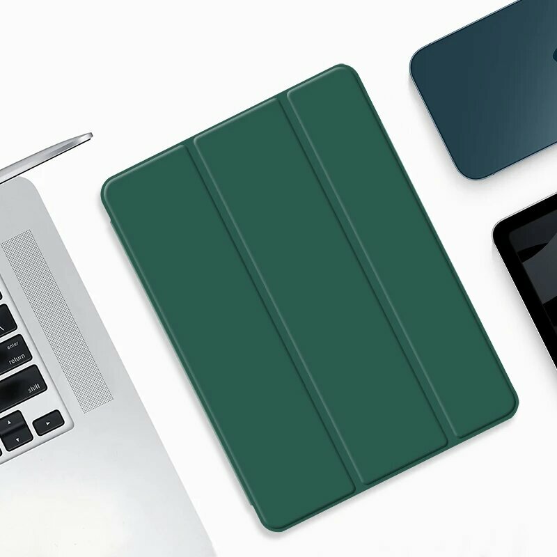 Чехол AJIUYU Smart Folio для iPad 10 поколения Pro 11 2018 1st, Green