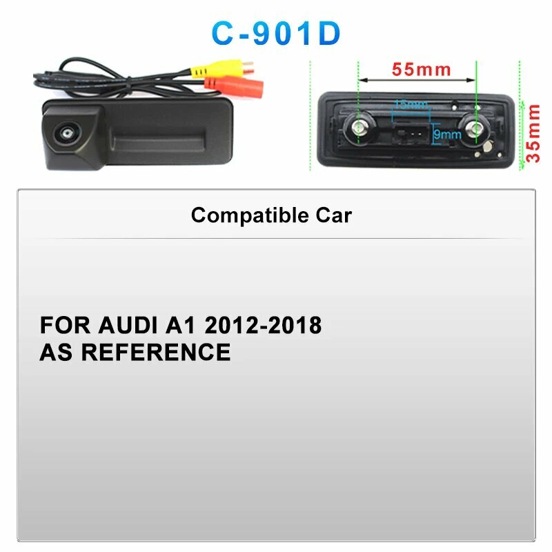 Задняя камера C-901D для Audi A1 2012-2018