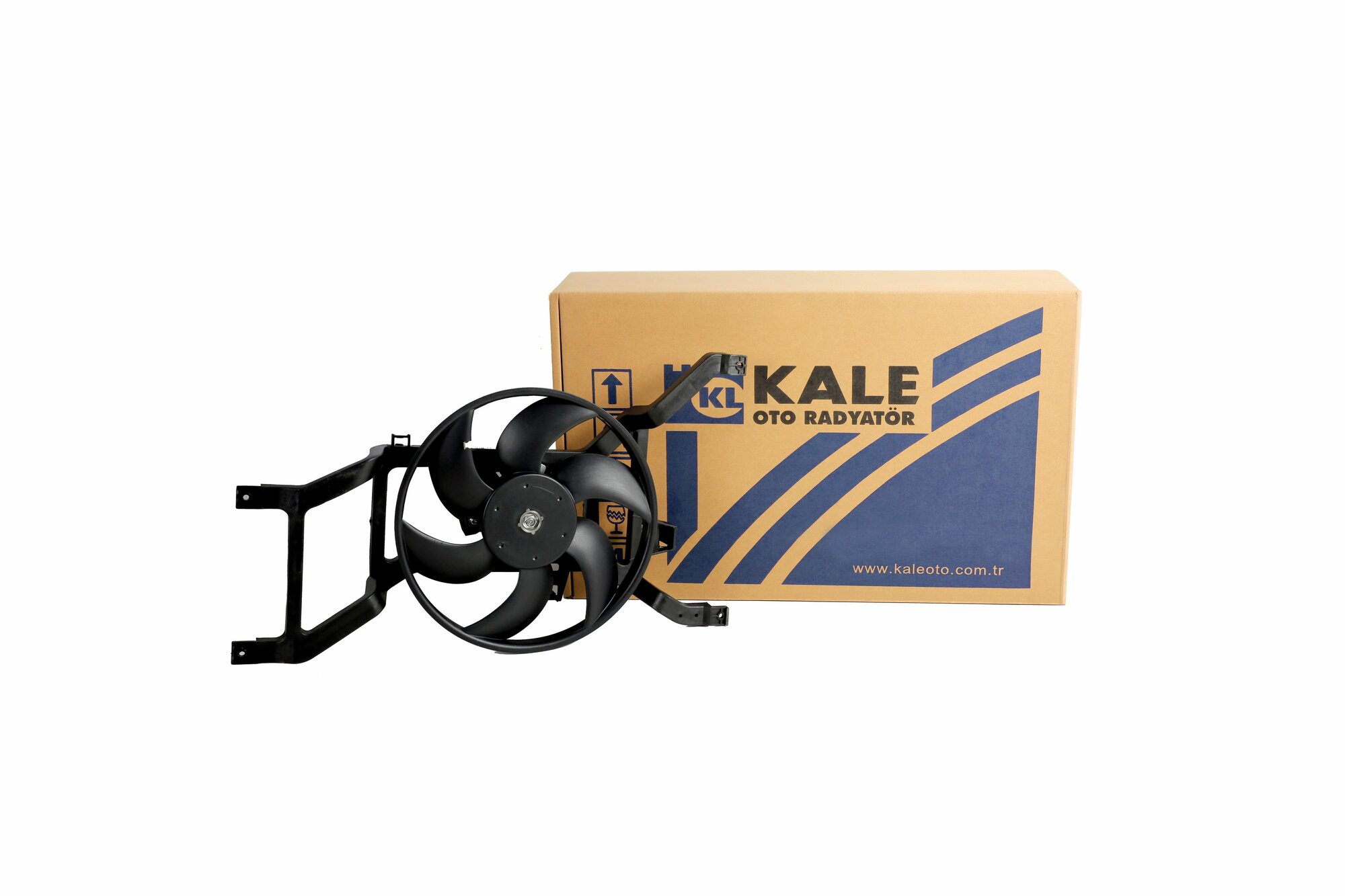 Электровентилятор радиатора с кожухом для лада