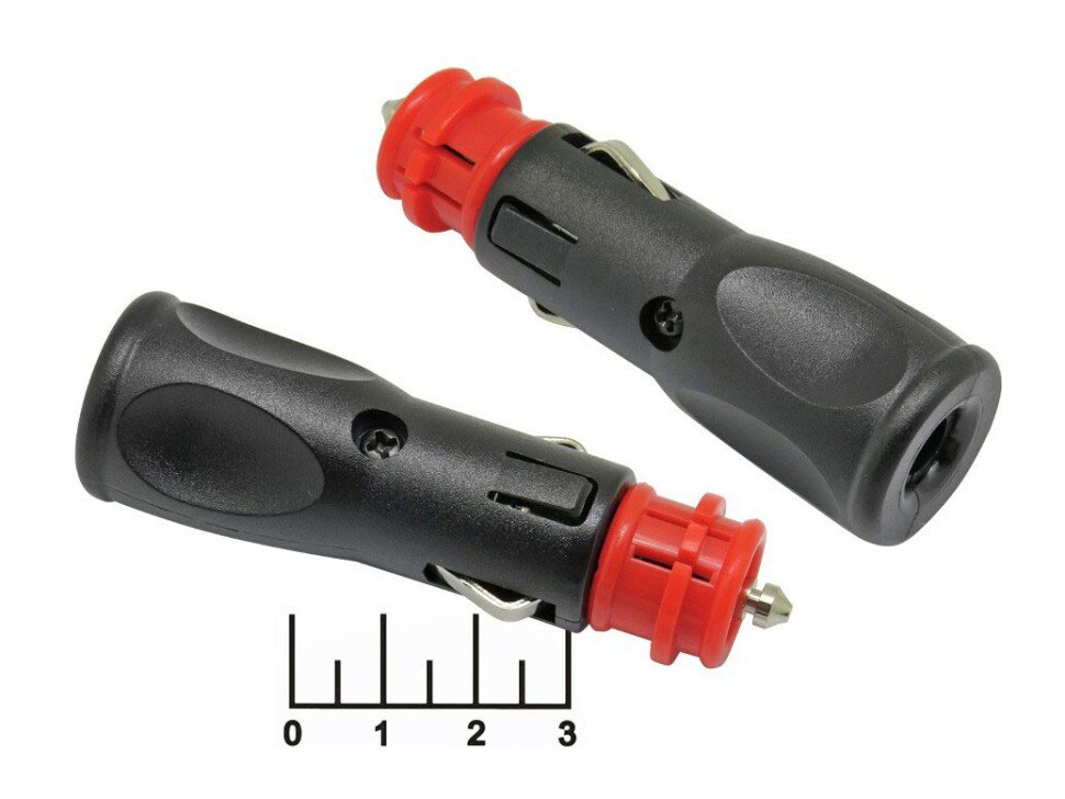 Разъем питания автомобильный штекер прикуривателя под винт 2A 16-0204