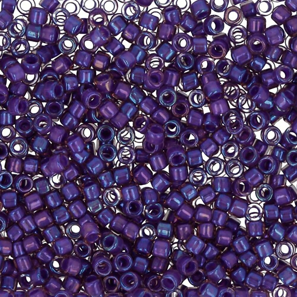 Бисер Япония "TOHO" 11/0 TREASURE №1 1.6 мм 5 х 5 г №0928 т. сиреневый