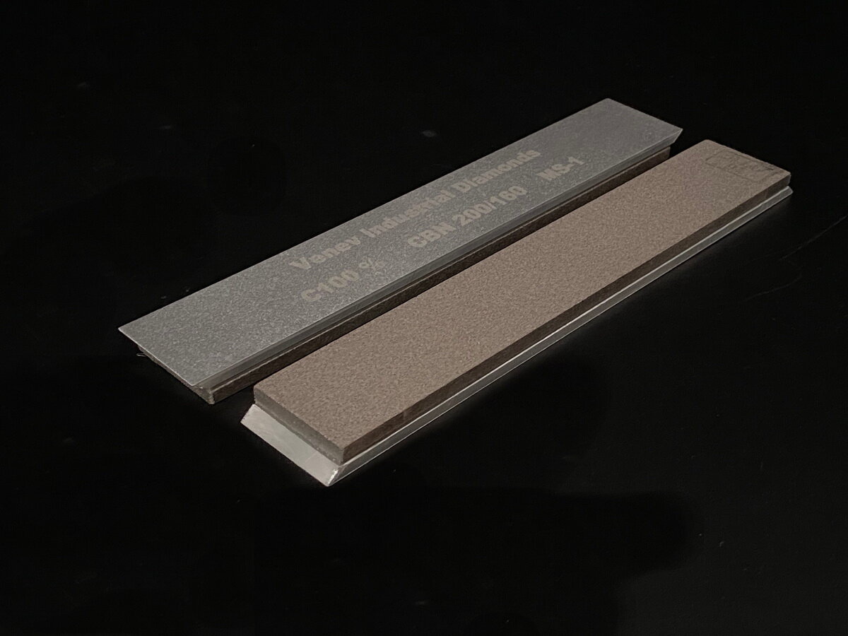 Эльборовый брусок (CBN) VID 200/160 (80grit), MS-1, 100% для заточки ножей и ножниц. Точильный камень