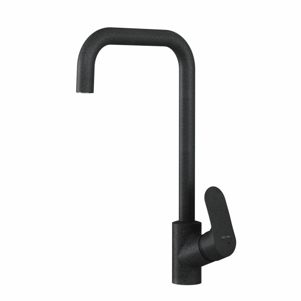 F8006022 Смеситель для кухни AM.PM Like G-образный излив, черный