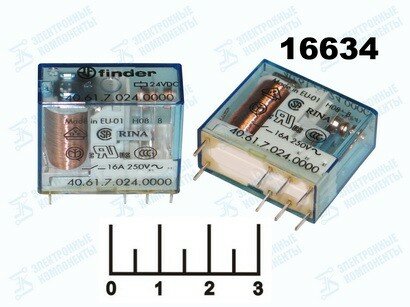 Реле =24V 16A/250V 40.61.7.024.0000 Finder