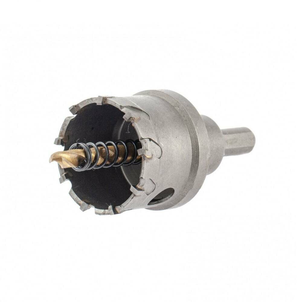 Коронка TCT с твердосплавными напайками для сверления по металлу, диаметр 25 мм