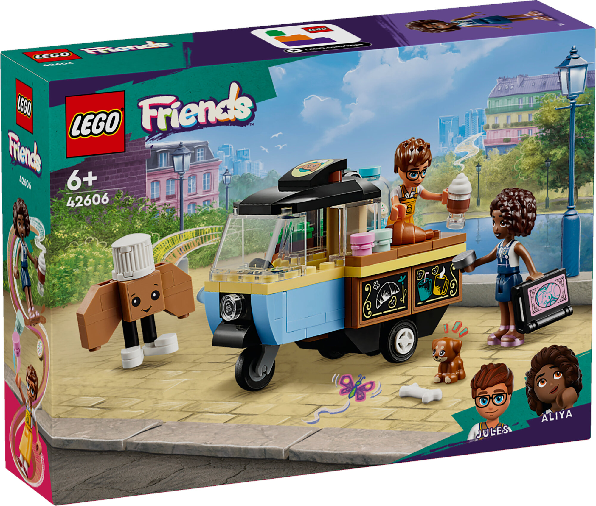 Конструктор LEGO Friends 42606 Мобильная тележка для хлебобулочных изделий, 125 дет.