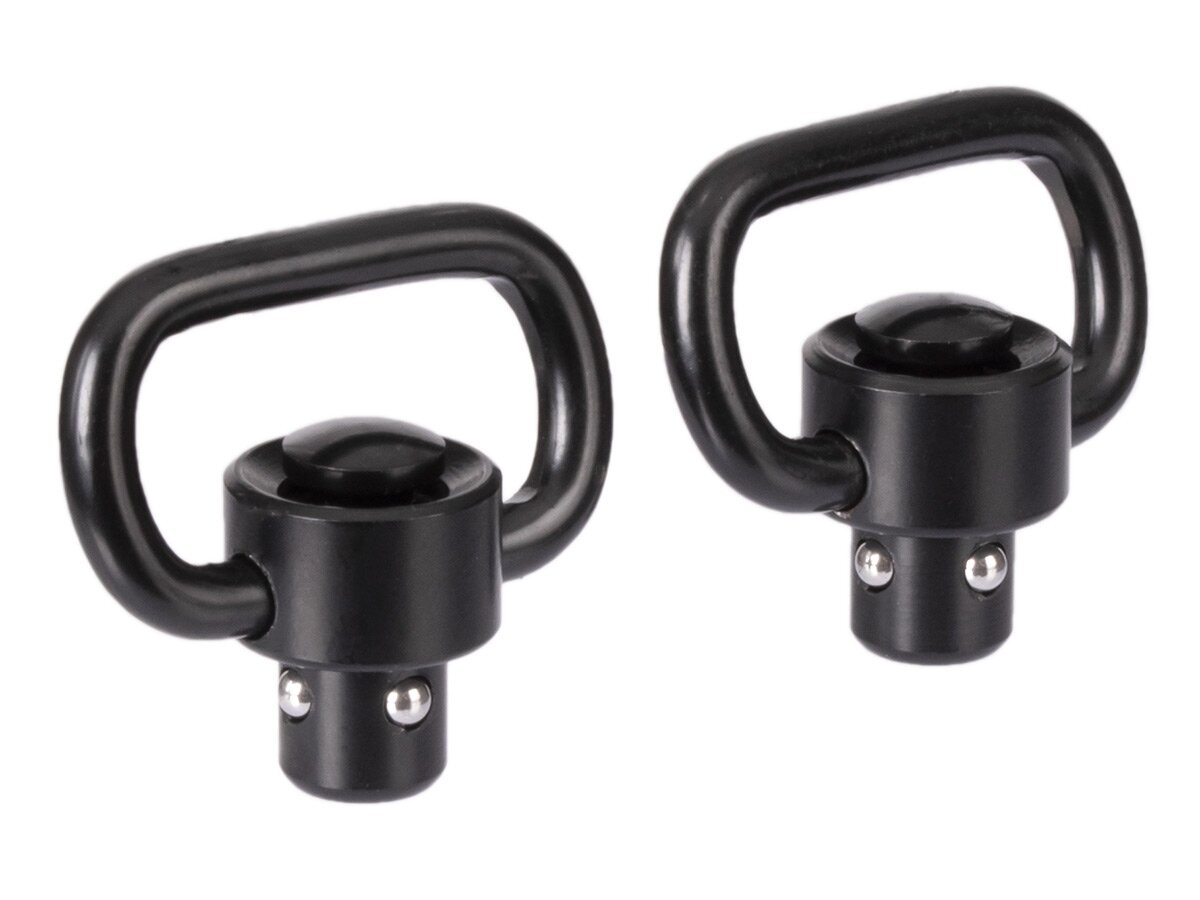 Антабка Shottime Быстросъёмная Qd, Для Ремня 25Мм, 2 Штуки, Чёрнная