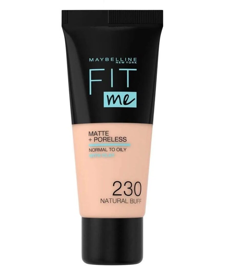 Матирующий тональный крем Maybelline Fit Me! для сужения пор тон 230 Natural Buff