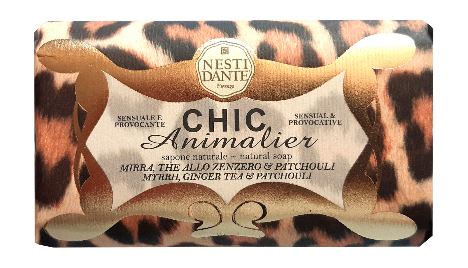 NESTI DANTE Chic Animalie Мыло Бронза, 250 г