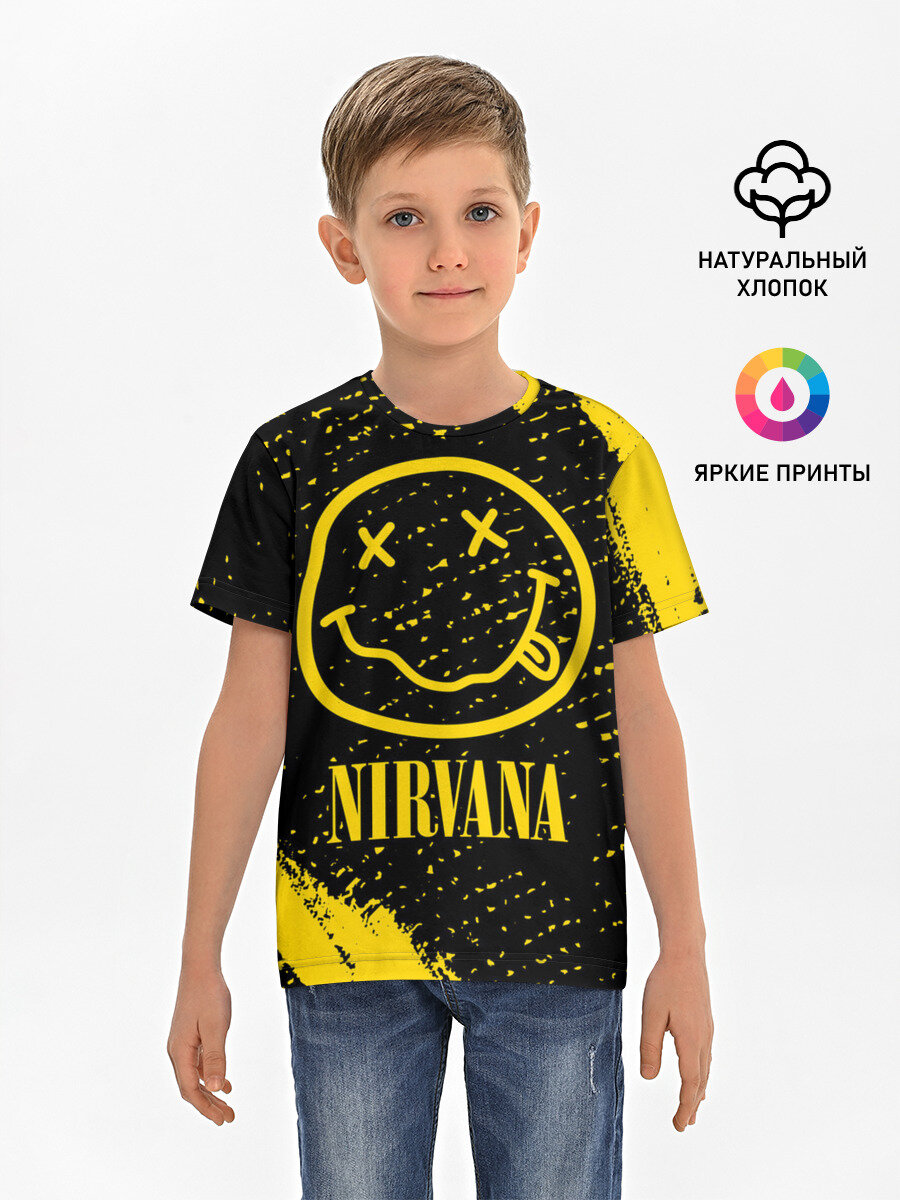 Футболка хлопковая детская NIRVANA / НИРВАНА