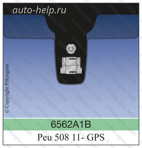 BENSON PEUGEOT Лобовое GPS VIN Молдинг