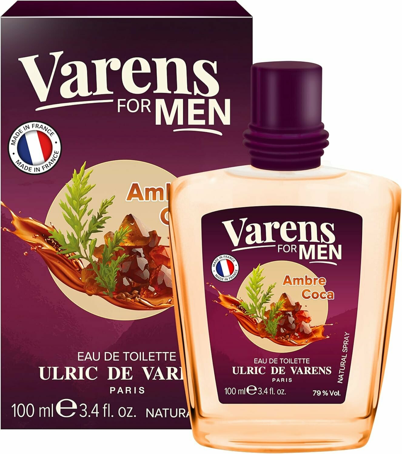 Ulric De Varens Varens For Men Ambre Coca Туалетная вода 100 мл 100