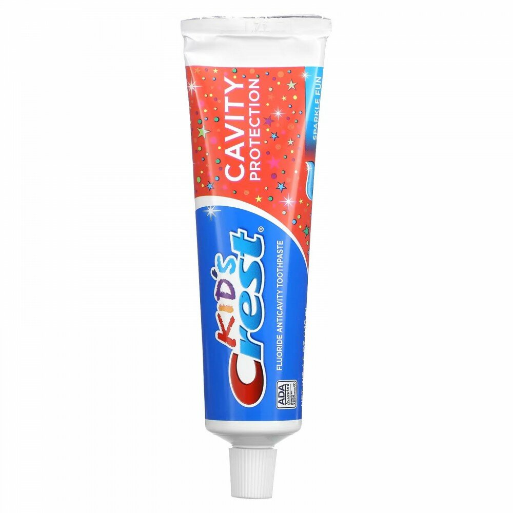 Crest Kid's, Cavity Protection, Sparkle FUN - Детская зубная паста против кариеса с фтором (130 г)