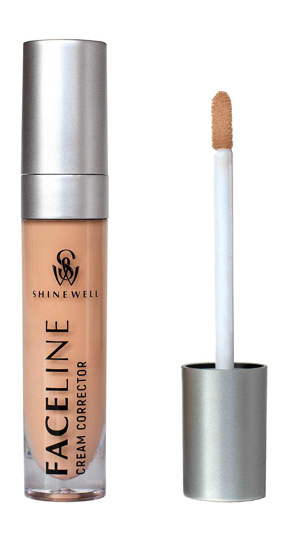 SHINEWELL Корректор кремовый Cream Corrector, 10 мл, 02 светло-бежевый