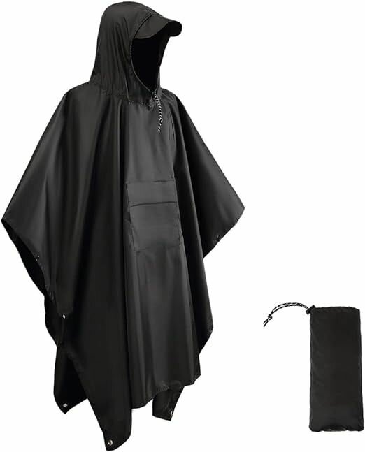 Пончо-дождевик туристический