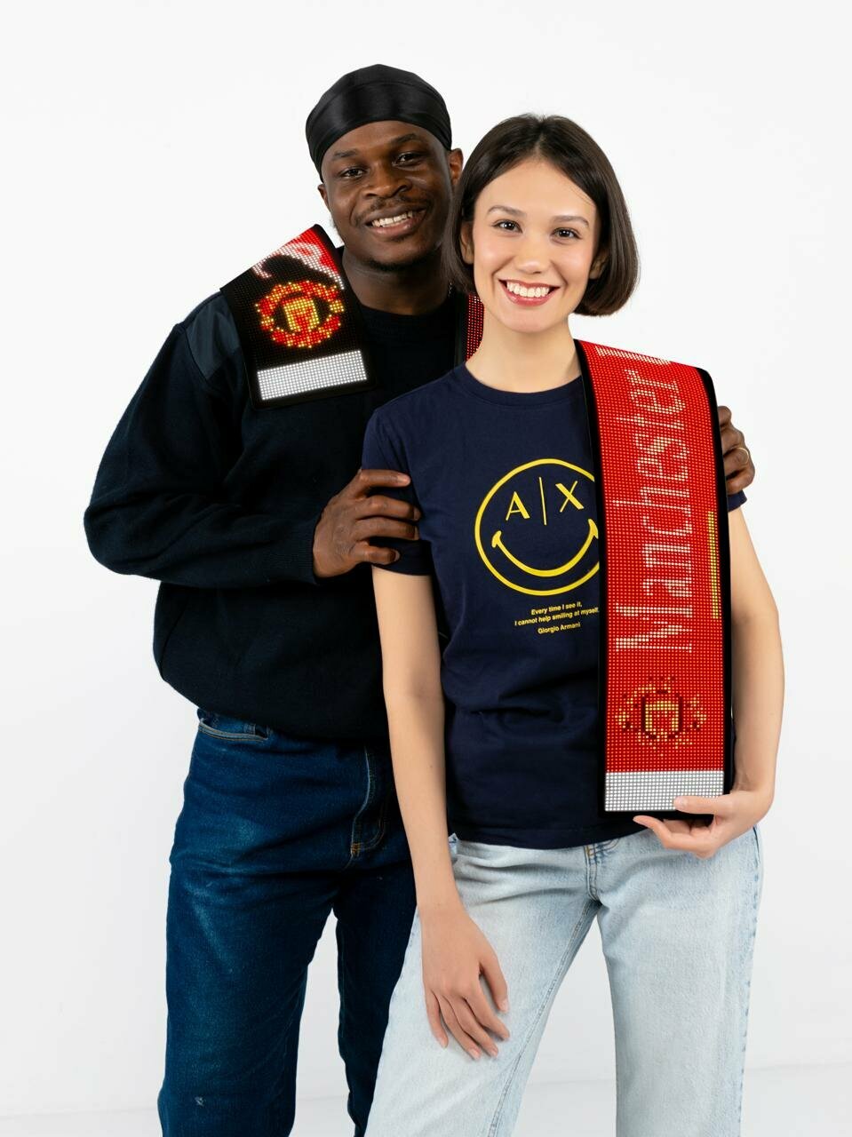 Светодиодный Спортивный Шарф Болельщика 95,5x12