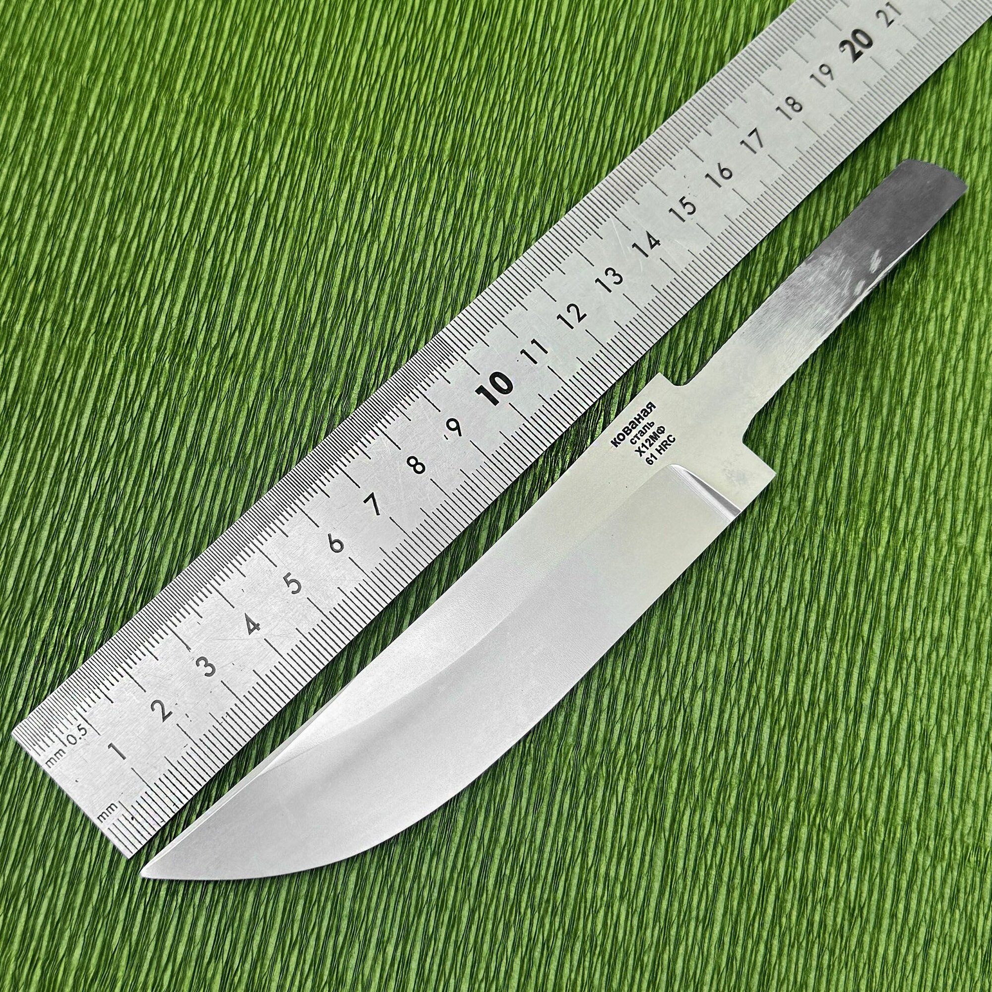 Клинок для ножа Динго из кованой стали Х12МФ