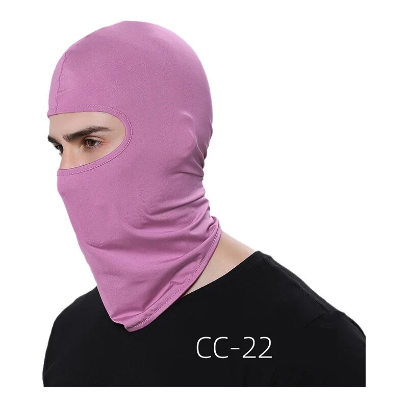 Мотоциклетная маска на шлем, Балаклава 23 Цвета, летние аксессуары для мотоциклистов CC-22 Fuchsia