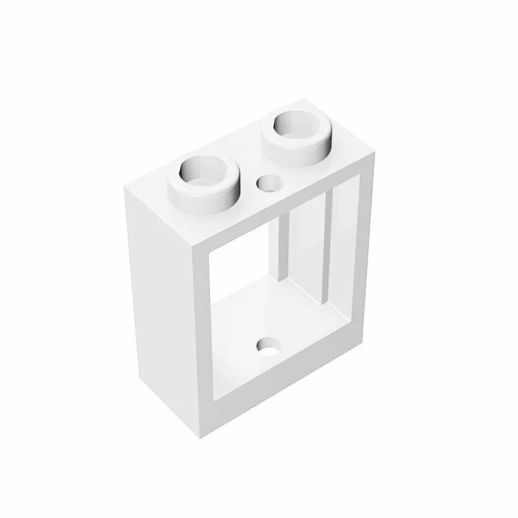 Белый LEGO Brick 1x2x2 Окно, Цвет 090