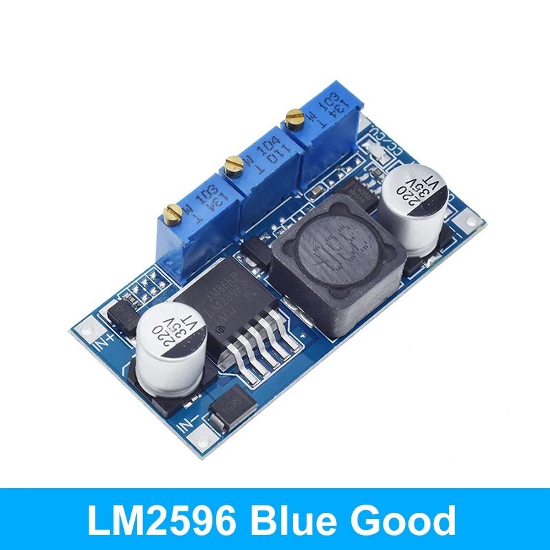 LM2596 Blue Good, понижающий модуль питания, синий