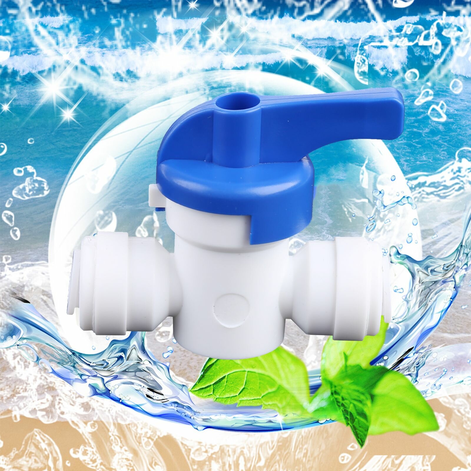 2-точечный быстроразъемный шаровой кран для очистки воды