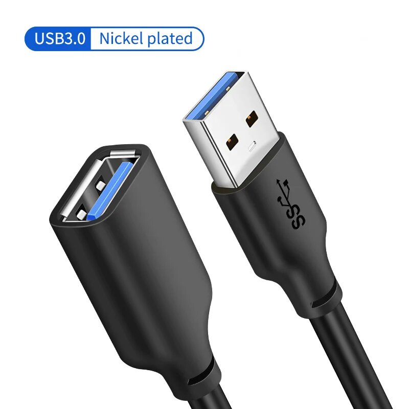 Кабель-удлинитель USB 3.0 Cabletime 0,5 м, USB3.0