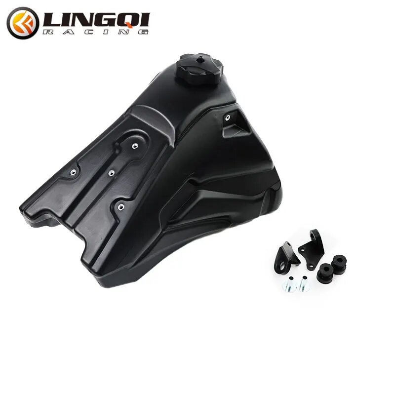 LYNNCHI мотоциклетные топливные баки 10 л, черные пластиковые газовые бензоли, бензиновые баки для Kayo T2 T4 250, аксессуары для внедорожников