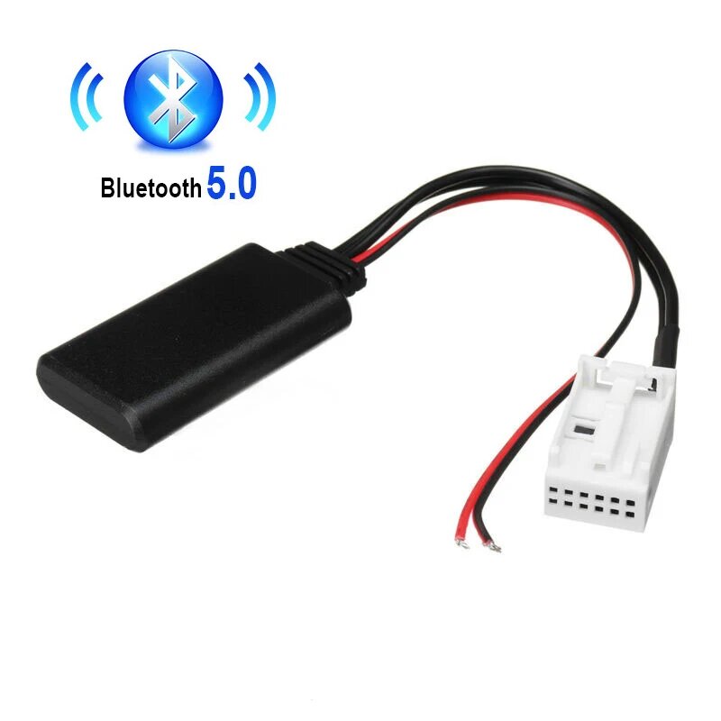 Автомобильный 12-контактный Bluetooth-адаптер Aux, подходит для Mercedes Benz W169 W245 W203 W209 R230 W221 W251 W164 X164