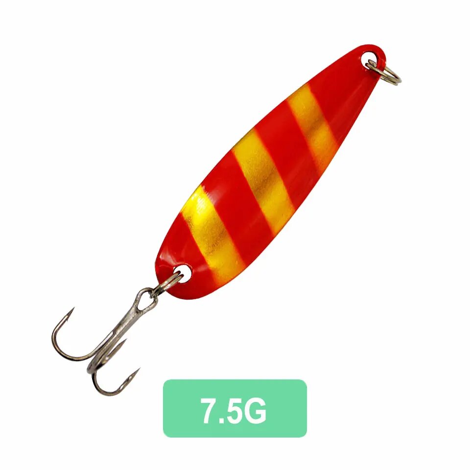 Блесна ложка красная 7.5г
