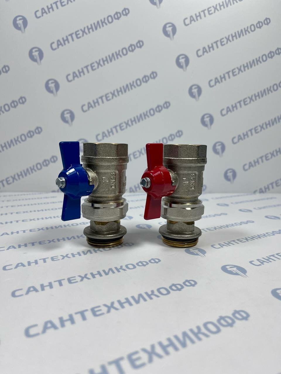 Комплект прямых шаровых кранов с американкой 1"НР-ВР ITAP (2шт.) 098(1")RSK