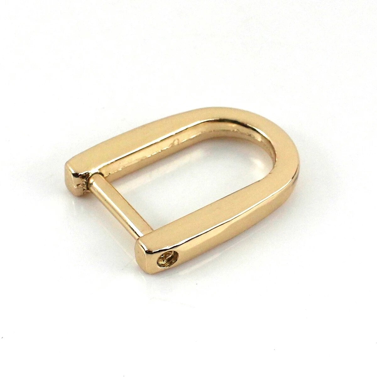 Цельное металлическое D-образное кольцо, съемное кольцо Dee, пряжка, застежка для кожаной сумки, ремень, ручка, плечевая лямка