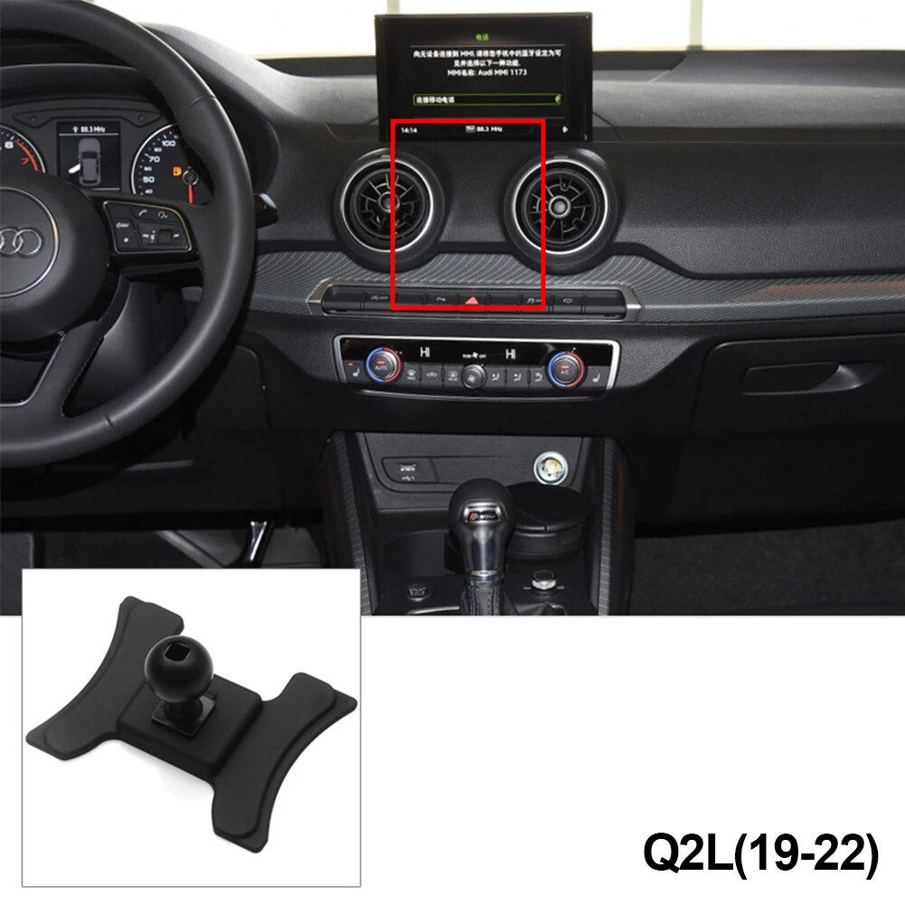 Автомобильный держатель для телефона, автомобильный кронштейн для Audi A1 A3 A4 A5 A6 Q3 Q2L(19-22)