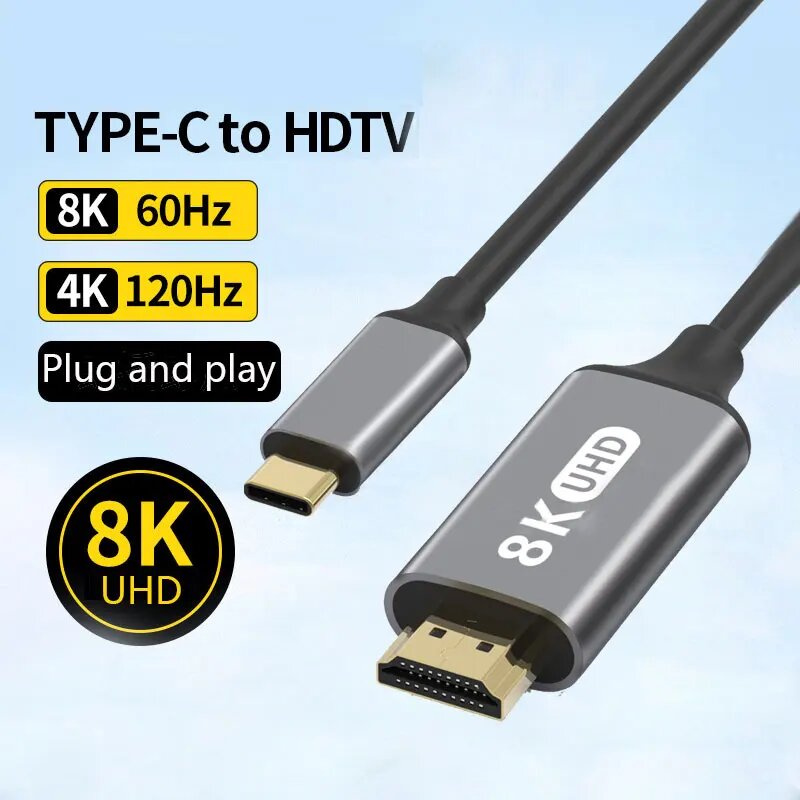 OLOIPKY USB C к HDMI кабель 4K 30Hz