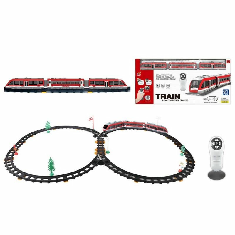 Железные дороги CS Toys Железная дорога с пультом управления (длина полотна 387 см, свет, звук) - 2810Y