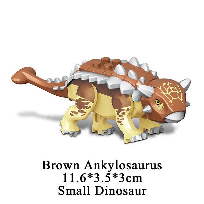 Конструктор COOLPLAY Динозавр Анкилозавр, Коричневый, Dinosaur 60