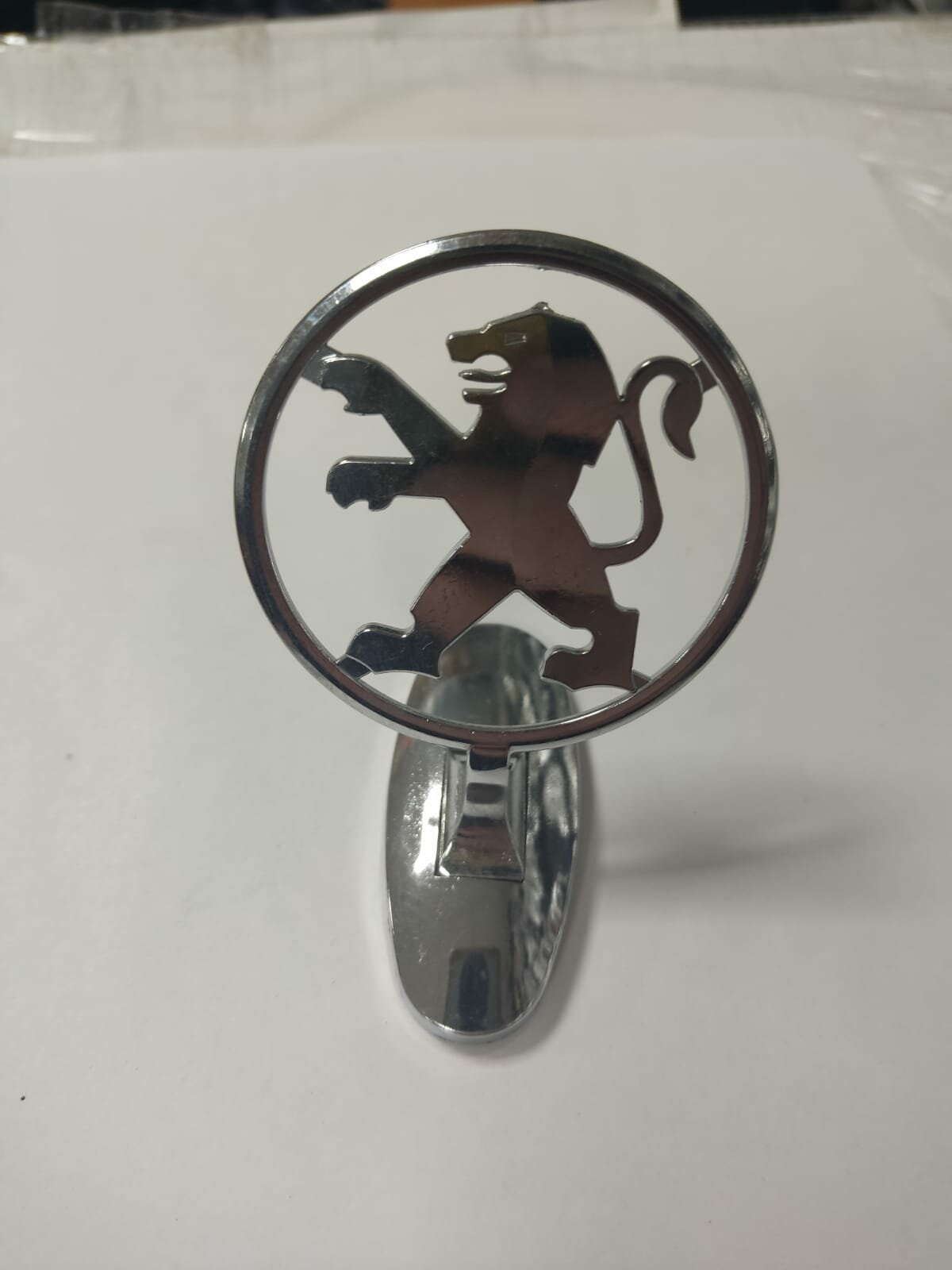 Эмблема "Прицел" на капот, для Peugeot, хром, 6 см