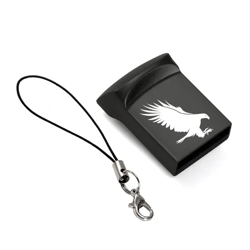 Металлический USB-накопитель JASTER PEN DRIVE 128 ГБ / 64 ГБ 16GB, Black Eagle Emblem