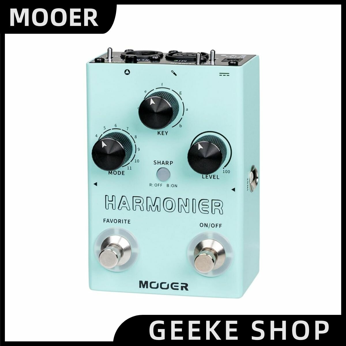 MOOER Looper (MVP3), вокальный процессор эффектов, педаль гитарного голоса, вокальный микрофонный усилитель Stompbox