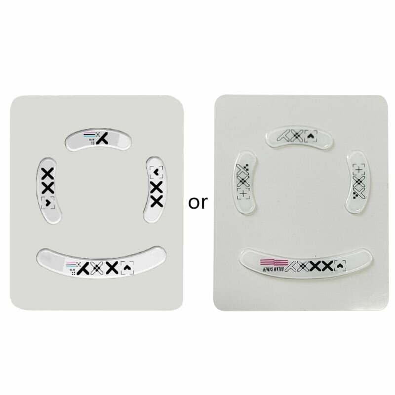 1 комплект, 0,8 мм, стеклянные ножки для мыши, наклейки для коньков, коврик для Logitech G Pro, беспроводные закругленные изогнутые края