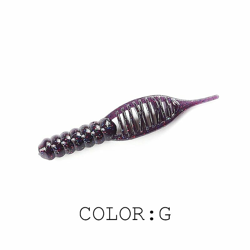 Supercontinent Fanatik Силиконовые Приманки для рыбалки 80мм/8шт, 55мм/15шт. 55mm 15pcs 1.5g, G