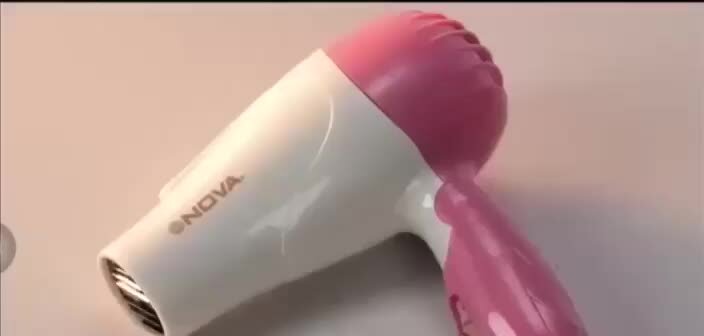 Мини-фен Nova NV1290, случайные цвета (упаковка в коробку)