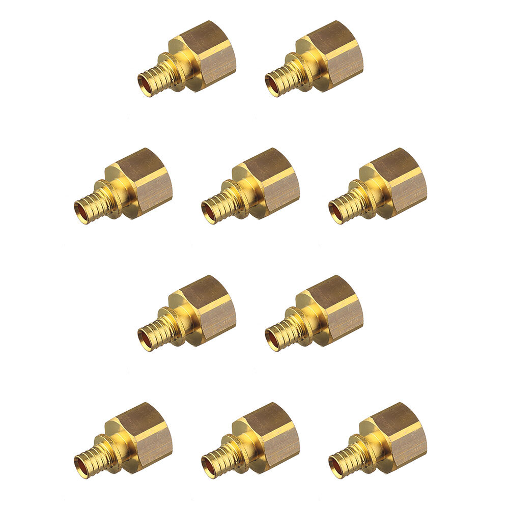 Соединитель прямой 16 мм х 3/4 ВР(г) латунный (SFA-0002-001634) (10 шт.)