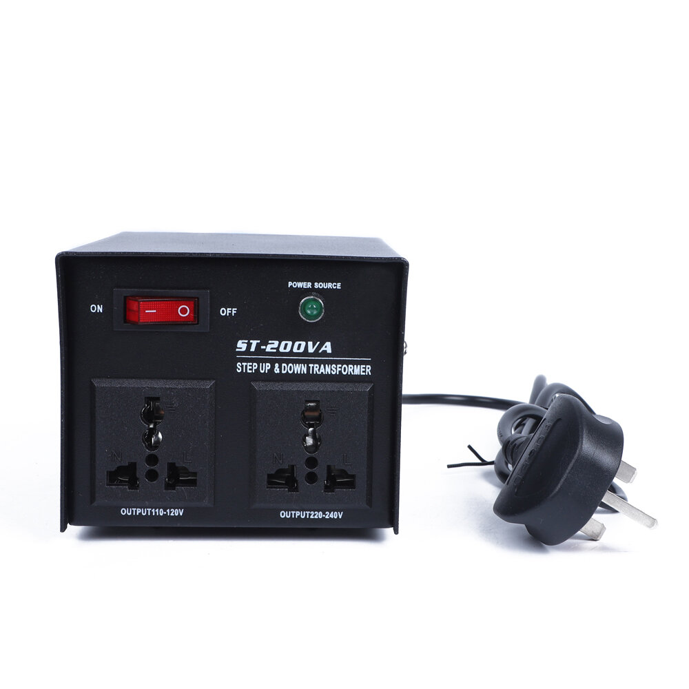 Интеллектуальный эффективный повышающе-понижающий силовой трансформатор мощностью 200 Вт для бытовых электроприборов, преобразователь напряжения