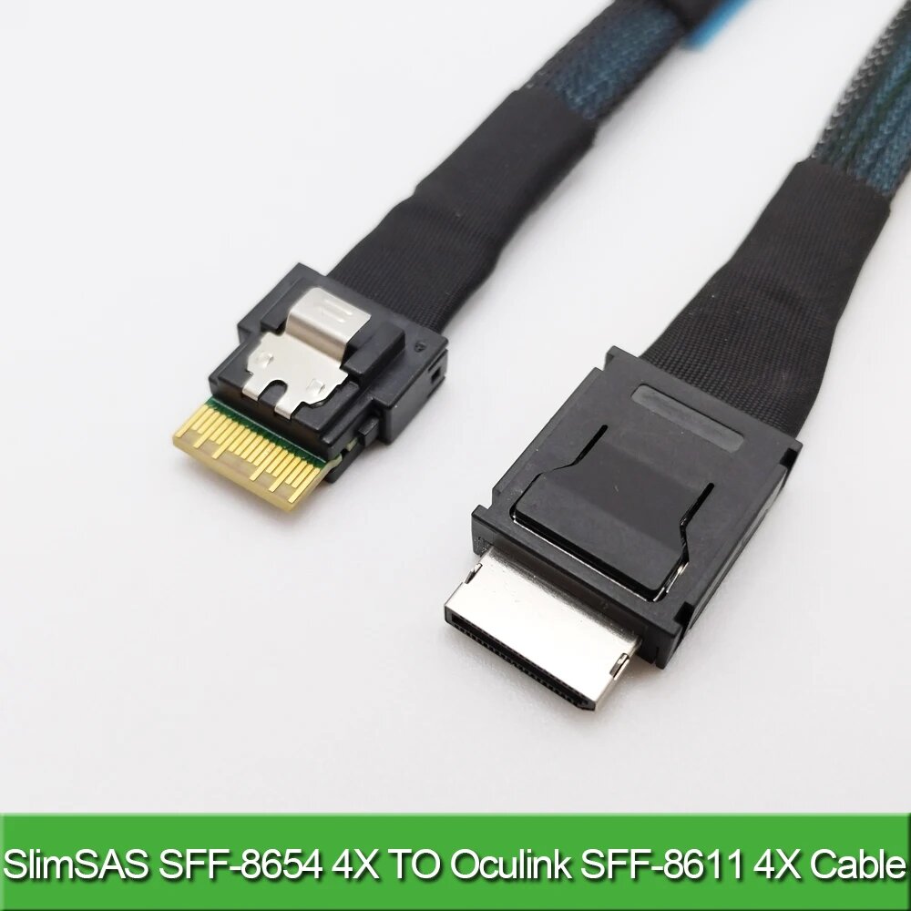 Кабель SFF-8654 для SFF-8611