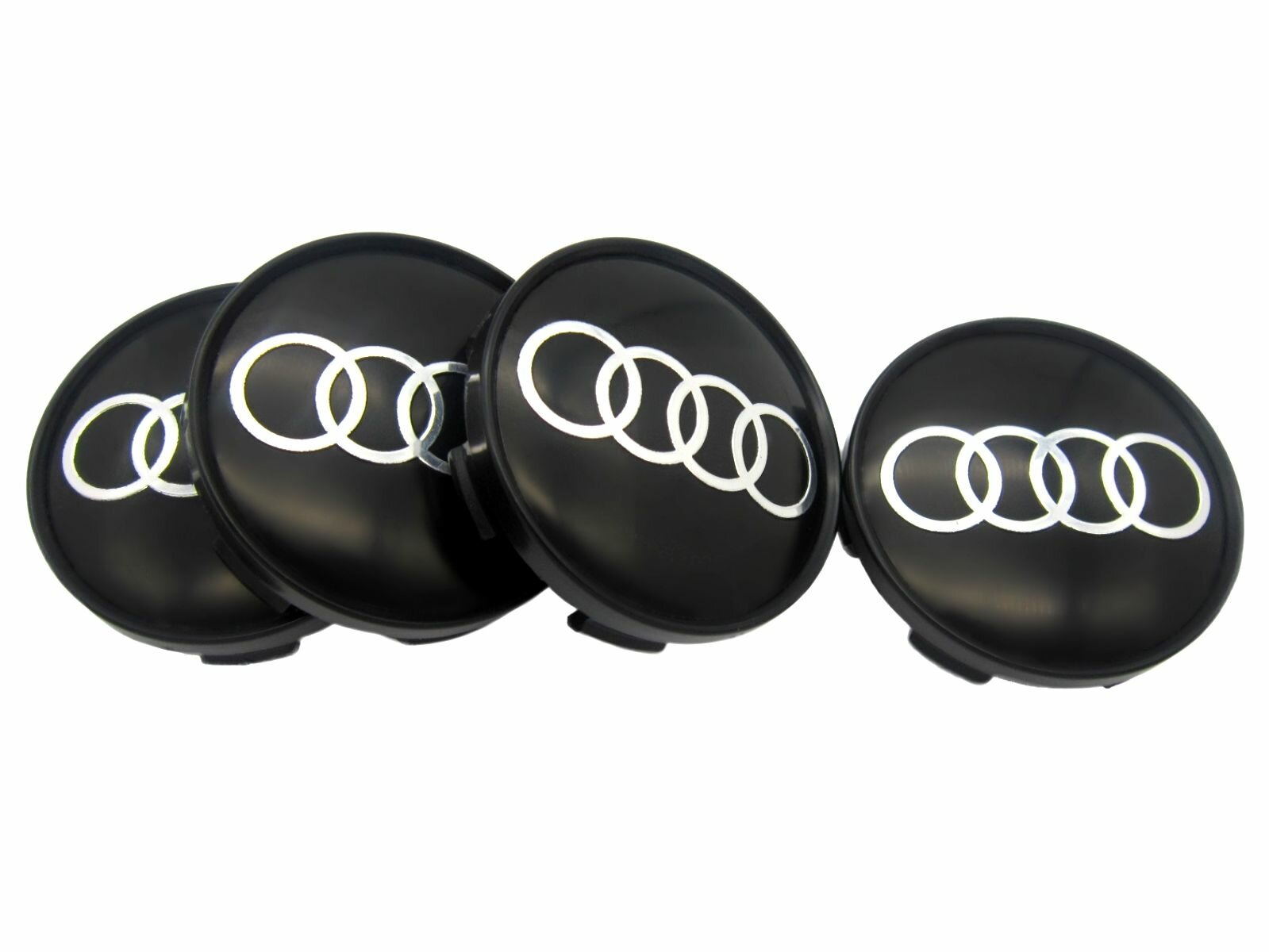 Колпачки, заглушки на литые диски Ауди 59/56/10 мм, комплект 4 шт.