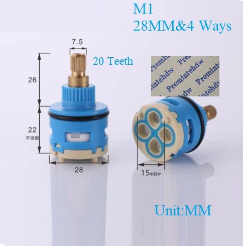 Картридж для смесителя Premintehdw M1 28MM 4WAYS