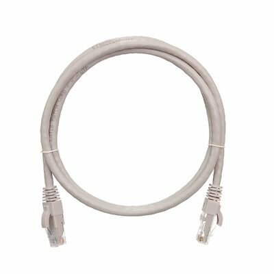Шнур коммутационный 2хRJ45/8P8C U/UTP кат.6 (NMC-PC4UE55B-010-C-GY) NIKOMAX (1м)