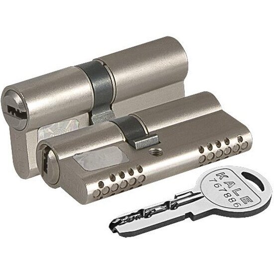 Цилиндровый механизм Kale Kilit 164 OBS SNE/70 (30+10+30) mm никель 5 кл.