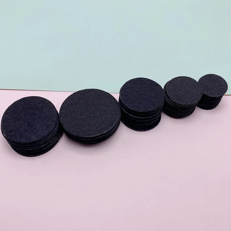 Фетровая ткань черная и белая 2/3/4 см Черный, 4-98-B, 2.5CM